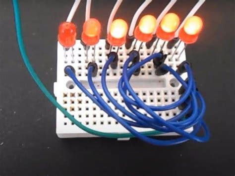 Visuino Running Led