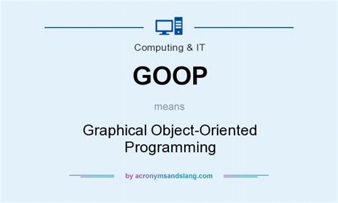 what does goop mean definition of goop goop stands for graphical