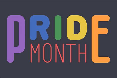 성적 소수자 자부심의 달 성적 소수자 커뮤니티 국기 무지개 엠블럼 퍼레이드 인권 개념 포스터 전단지 카드 배너에 대한 벡터 플랫 일러스트레이션 0명에 대한 스톡 벡터 아트