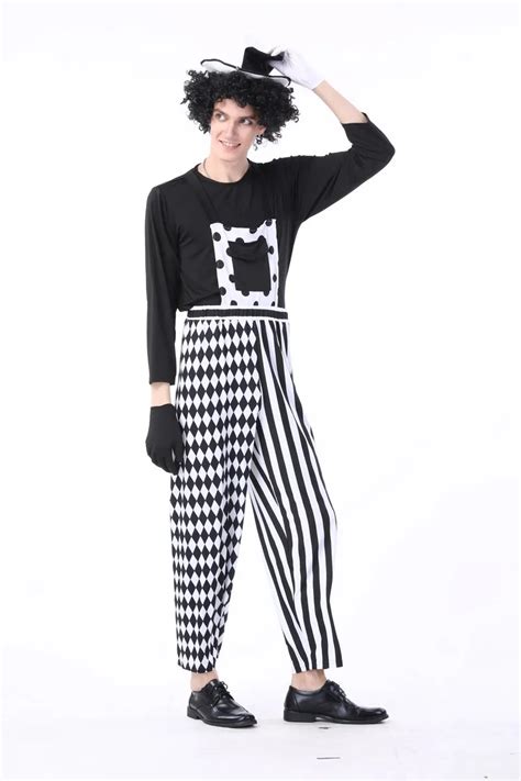 서커스 광대 의상 남성용 아무도 어리석은 의상 악의적인 장난스러운 광대 아기 의상 흰동가리 유니폼 Aliexpress