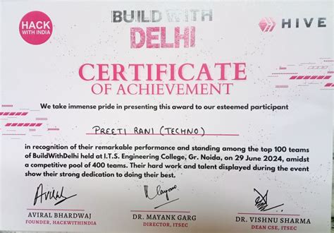 Preeti Rani On Linkedin Buildwithdelhi Techno Itsec Hackwithdelhi