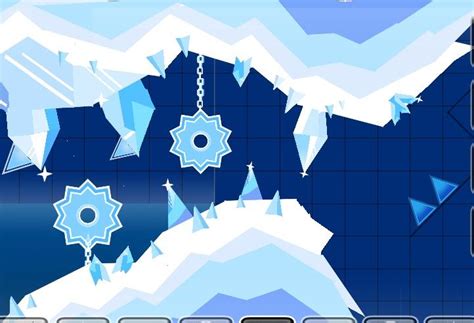 Some More Ice Themed Wave Deco I Made R Geometrydash