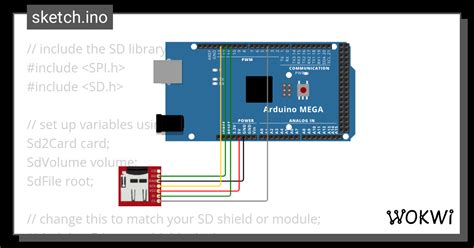SD Test Wokwi ESP32 STM32 Arduino Simulator