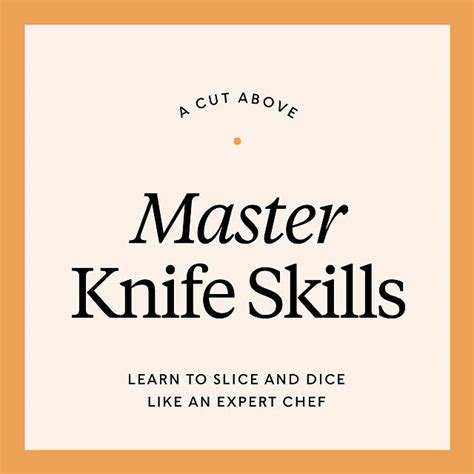 Master Knife Skills Class Knife Work Uncommon Goods