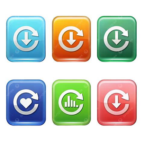 다채로운 새로 고침 및 동기 아이콘 수집 새로 고치다 아이콘 화려한 Png 일러스트 및 이미지 에 대한 무료 다운로드 Pngtree