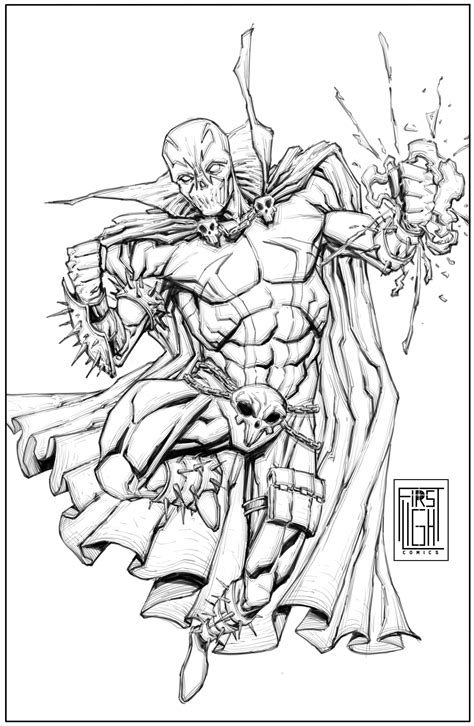 Free Spawn Coloring Pages 2025