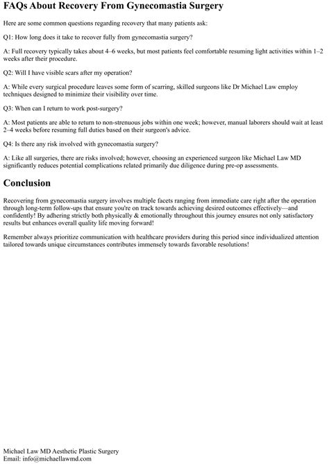 Ppt What To Expect During Your Recovery From Gynecomastia Surgery