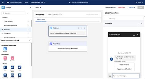 set up your first einstein bot einstein bots developer cookbook