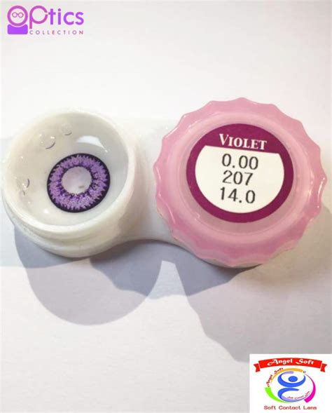 Angel Soft Contact Lens Violet Color Optics Collection