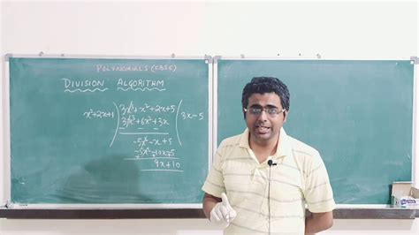 division algorithm polynomial cbse part 2 youtube