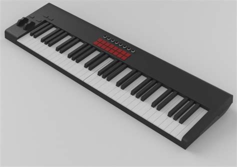 Bim Objects Free Download 3d Musical Instruments Midi Keyboard