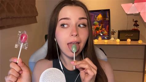 Asmr Lollipop Noms 🍭 100 Sensitivity Mouth Sounds Youtube