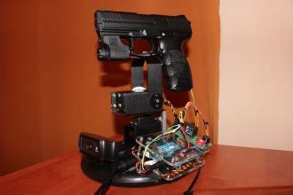 Miłosz Orzeł OoB Controlling Gun Turret With Spring Boot REST Service Java Arduino