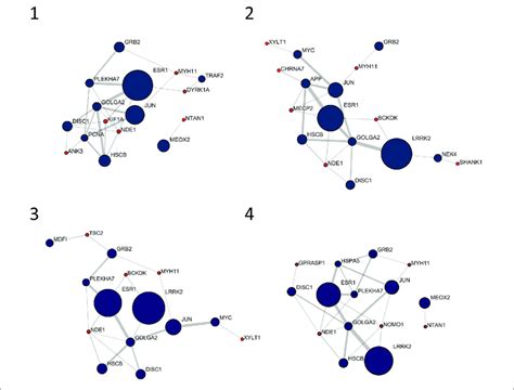 top 10 nodes in terms of betweenness centrality and interacting