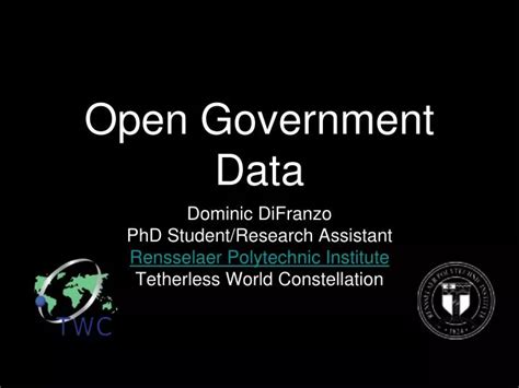 Ppt Open Government Data Powerpoint Presentation Free Download Id