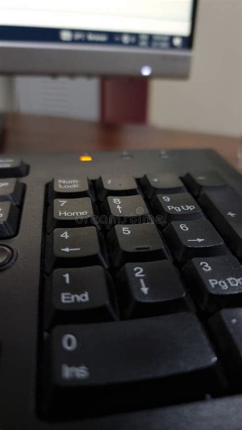Numpad Keyboard At Office Stock Image Image Of Help 262880549