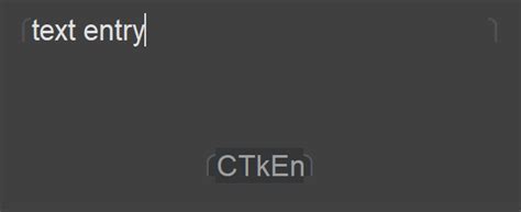 Visual Bug In Entry Widget · Issue 165 · Tomschimanskycustomtkinter · Github