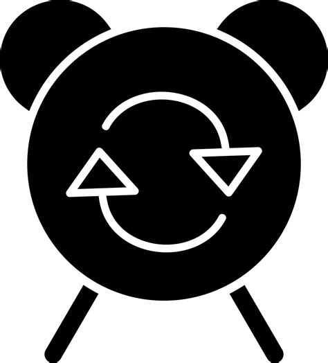 alarm repeat vector icon design 15782386 vector art at vecteezy