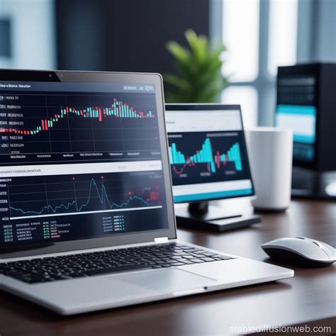 Business Analytics Desktop Scene Stable Diffusion Online