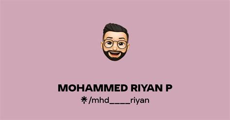 Mohammed Riyan P Instagram Linktree