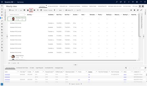 Use And Configure The Schedule Board Contains Video Dynamics 365 Field Service Microsoft Learn