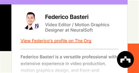 Federico Basteri Video Editor Motion Graphics Designer At
