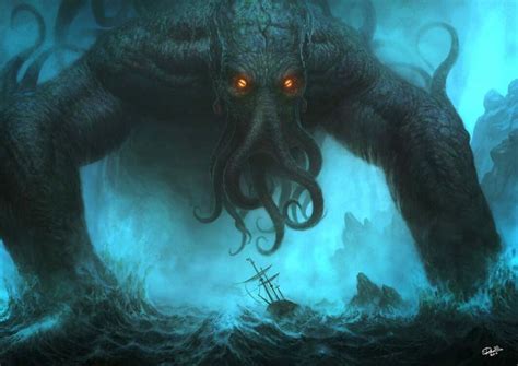Kraken Vs Cthulhu