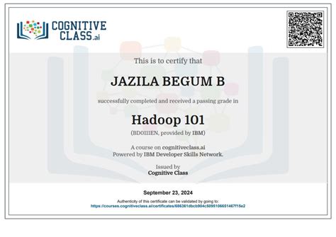 Completing The Hadoop 101 Certification By Ibm Has Deepened My Understanding Of Distributed