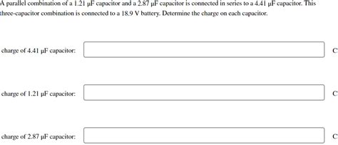 Solved A parallel combination of a μF capacitor and a Chegg