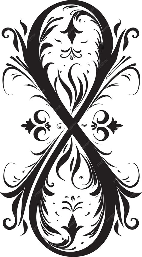 Premium Vector Futuristic Script Innovative Letter 8 Vector Font