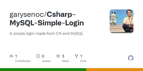Github Garysenoccsharp Mysql Simple Login A Simple Login Made From
