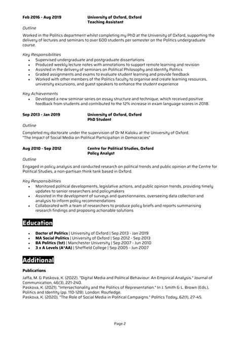 2 Researcher Cv Examples Guide [win Those Jobs]