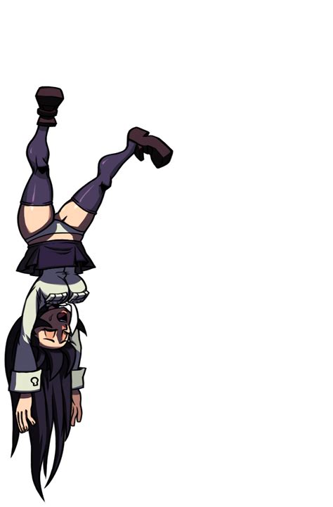 Rule 34 Black Skirt Breasts Filia Skullgirls Official Art Panties