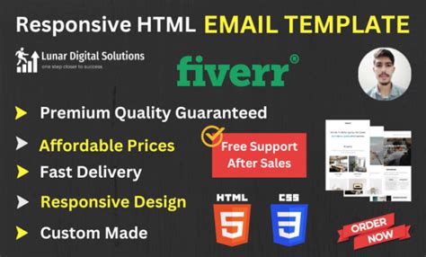 Create Responsive Html Email Template Within 12 Hours By Adeelhameed3131 Fiverr