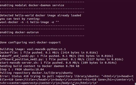 Docker Mavsdk Modalai Forum