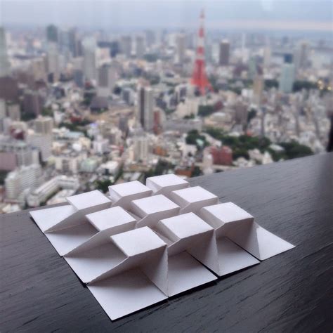 3d Tessellation Square Twist By Prof Ym All Paper Paper Art Paper Crafts Folding