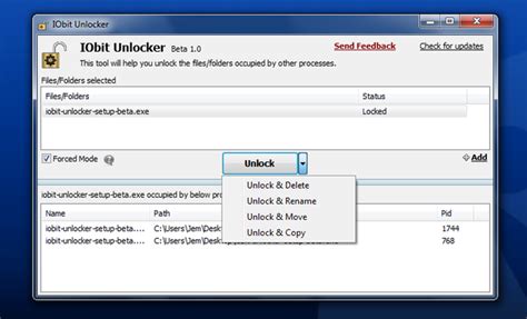 Iobit Unlocker Télécharger