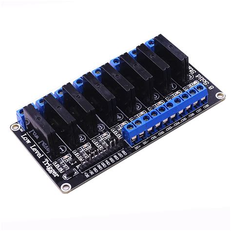 Channel V Relay Module Solid State Low Level SSR DC Control V A With Resistive Fuse
