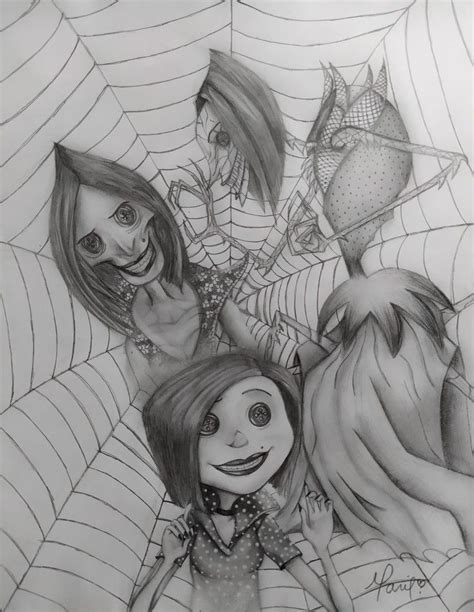 Other Mother 𝕭𝖊𝖑𝖉𝖆𝖒 Caroline Drawings The Beldam Drawing Other