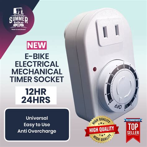 24 Hours 12 Hours Electrical Mechanical Timer Socket Ebike Countdown Lazada PH
