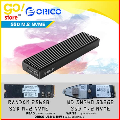 Jual SSD M NVMe GB GB SSD External ORICO Enclosure NVMe M SSD To USB Type C
