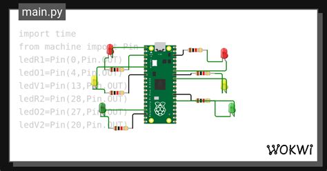 Ajdi Nassim Feux Tricolore Wokwi Esp32 Stm32 Arduino Simulator