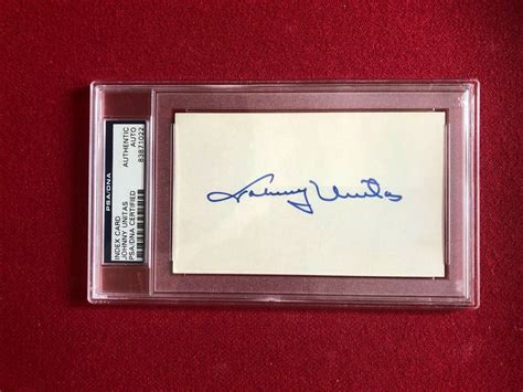 Johnny Unitas Autographed Memorabilia Signed Photo Jersey
