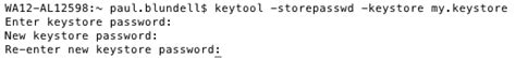 TUT How To Change The Alias Or Password Of Your Keystore Blundell