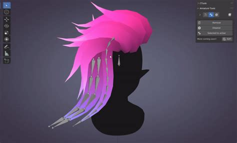 Blender 骨骼神器：ctools Armature Tools V5 2 7，快速实现骨骼生成、绑定与编辑 Blender布的