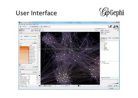 gephi exploratory networks analysis software