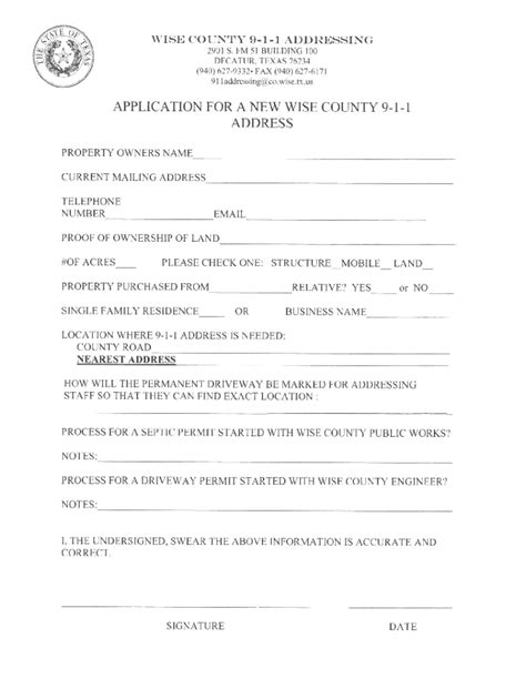 Wise 911 Address Fill Out And Sign Online Dochub