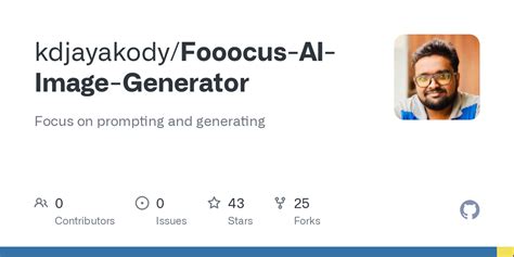 Github Kdjayakodyfooocus Ai Image Generator Focus On Prompting And