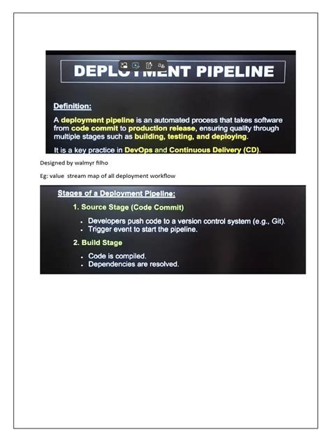 Deployment Pipeline Unit 5 Pdf