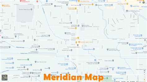Meridian Idaho Map United States